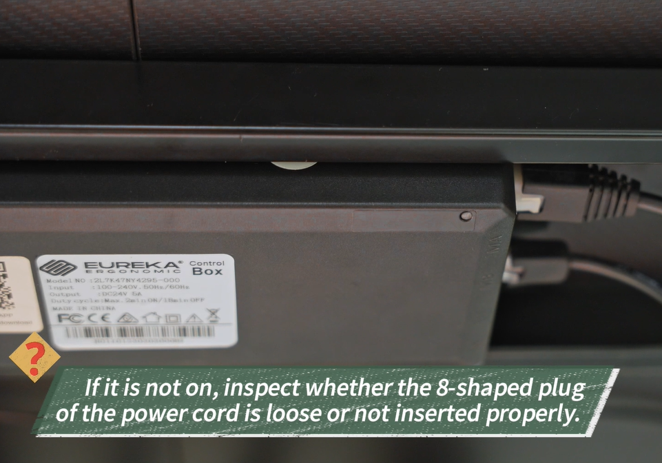 external seven-button controller type standing desk cannot be raised or ...