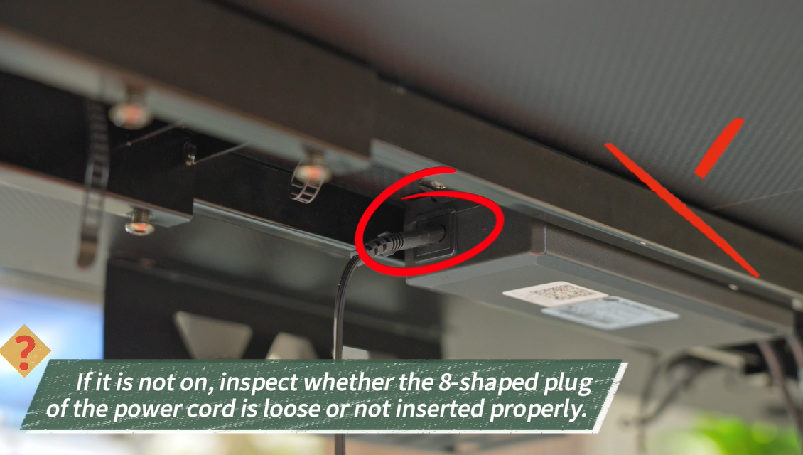 external seven-button controller type standing desk cannot be raised or lowered – EUREKA ERGONOMIC